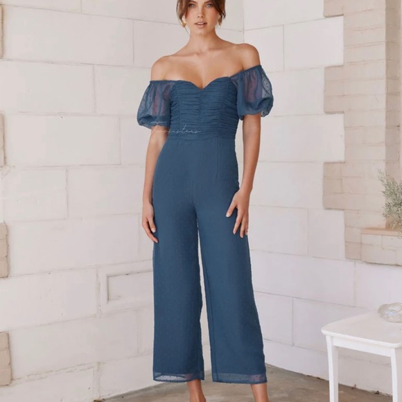 Pants & Jumpsuits | Steel Blue Jumpsuit | Poshmark